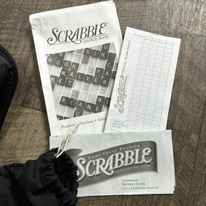Games | Scrabble Portable Travel Game In Zippered Case | Poshmark
